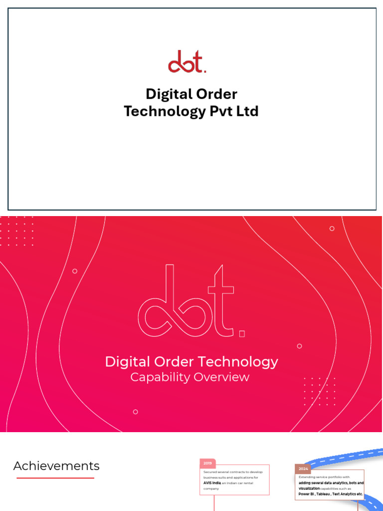 About DOT Capabilities | PDF