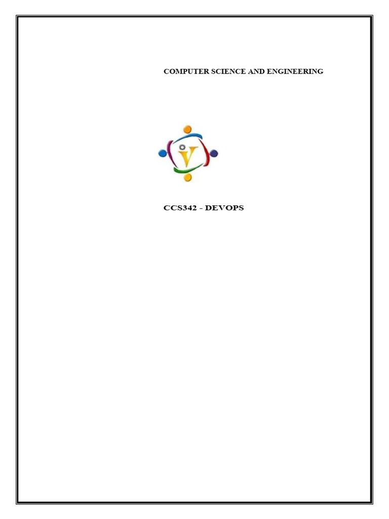 Ccs342 Devops Lab Record-1 | PDF