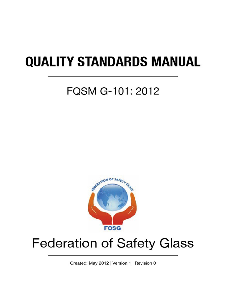 FOSG Quality Standards 1 | PDF
