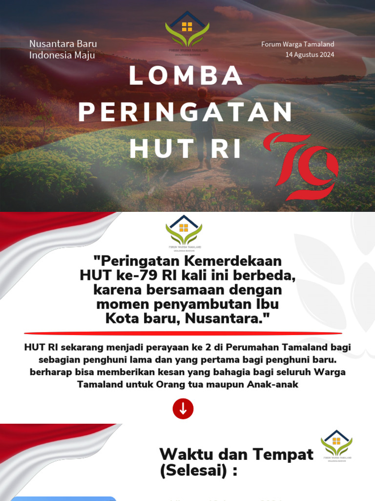 Rapat Agustusan Tamaland - Fix - Removed | PDF