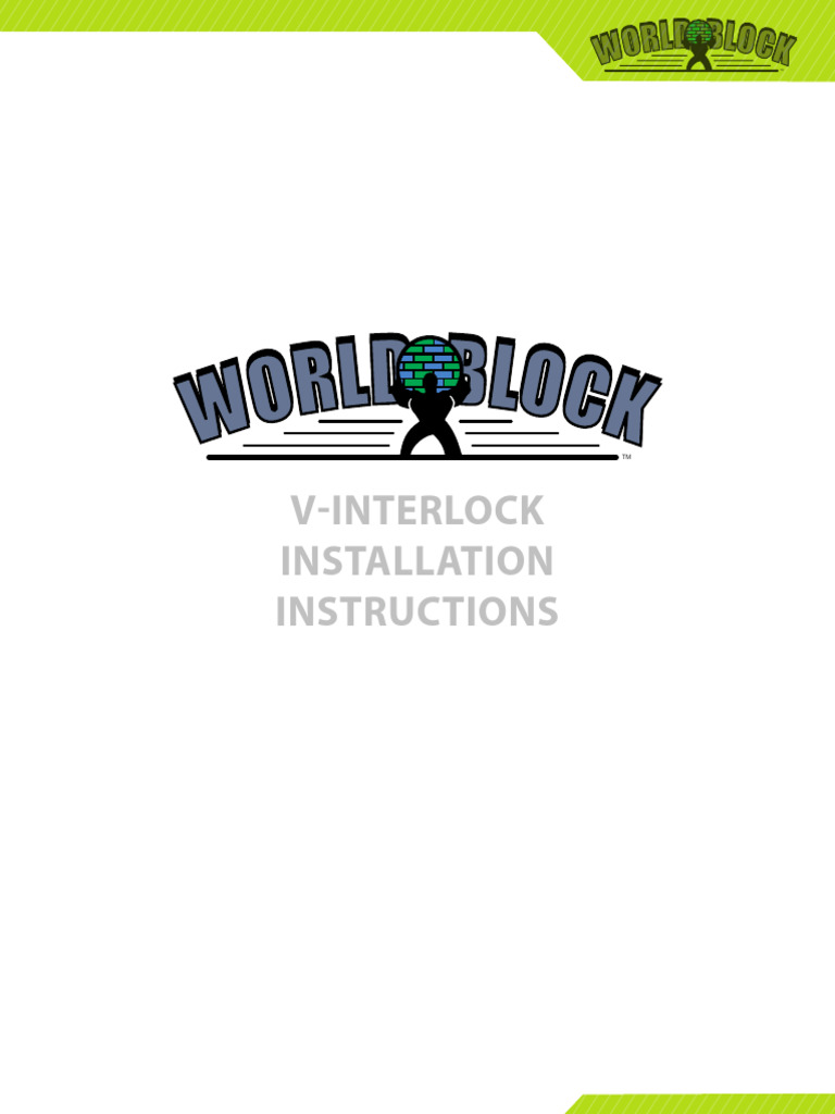 V-Interlock Installation | PDF
