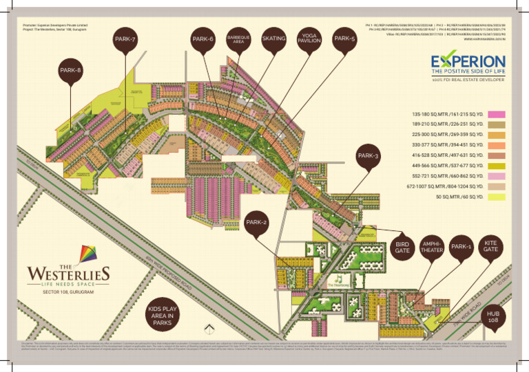 Experion Westerlies Map - Amenities | PDF