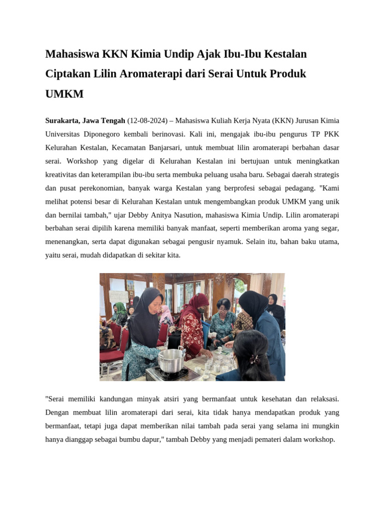 Artikel KKN Monodisiplin 1 Debby | PDF