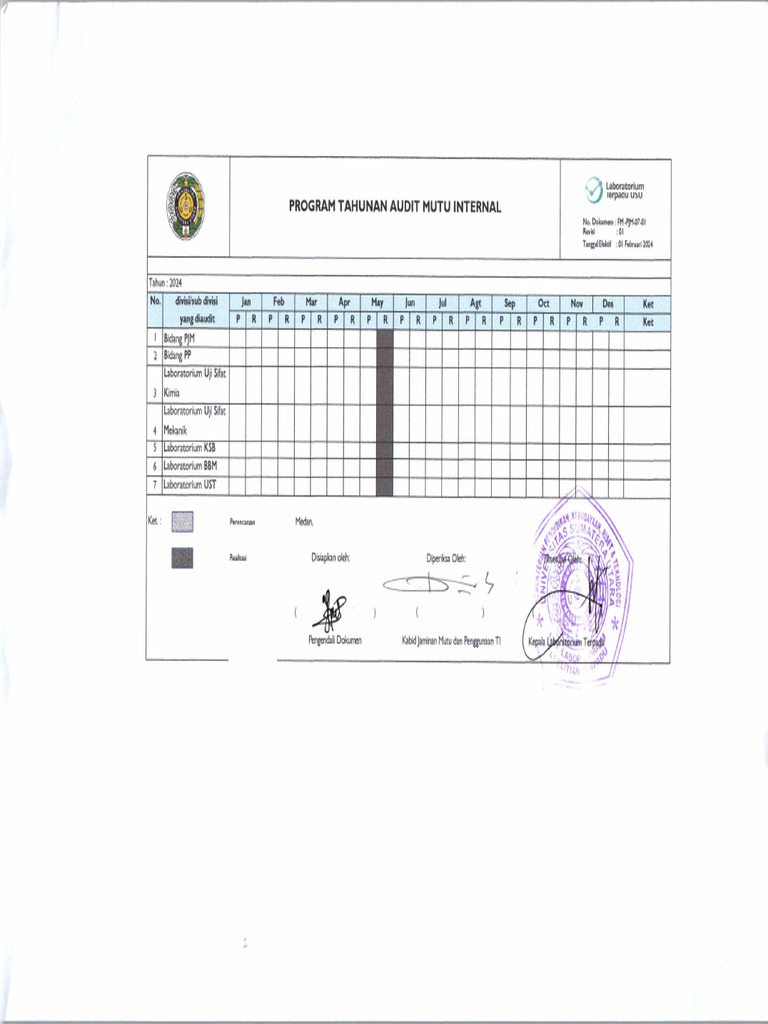 Audit Mutu Internal 2024 | PDF