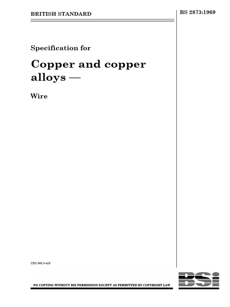 BS 2873 | PDF