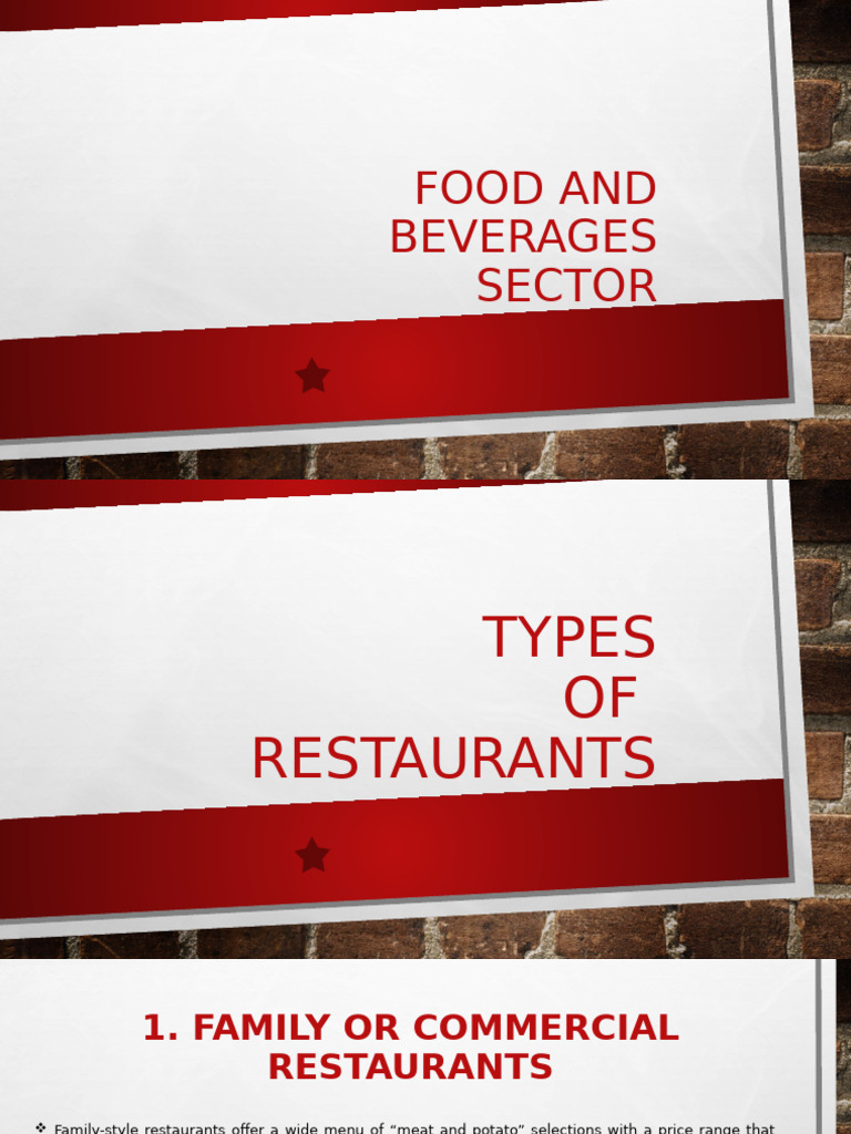Types of Restaurants and Profitability Insights | PDF | Menu | Restaurants