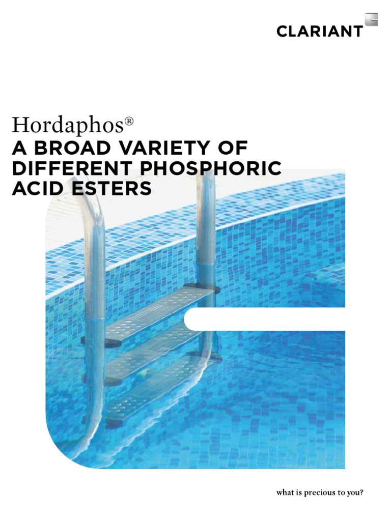 Clariant Brochure Hordaphos Phosphoric Acid Esters 201404 en | PDF