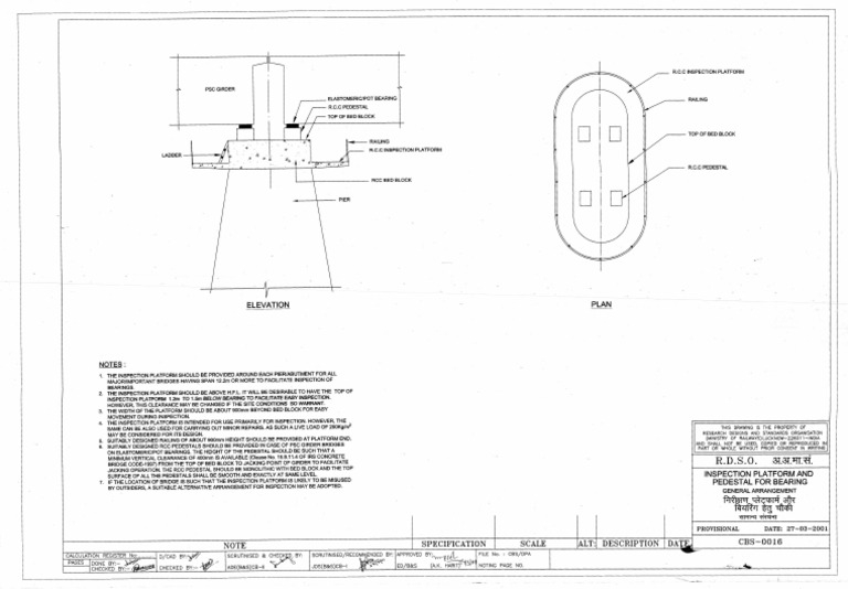 CBS_0016 (INSPECTION PLATFORM AND PEDESTAL FOR BEARING) | PDF