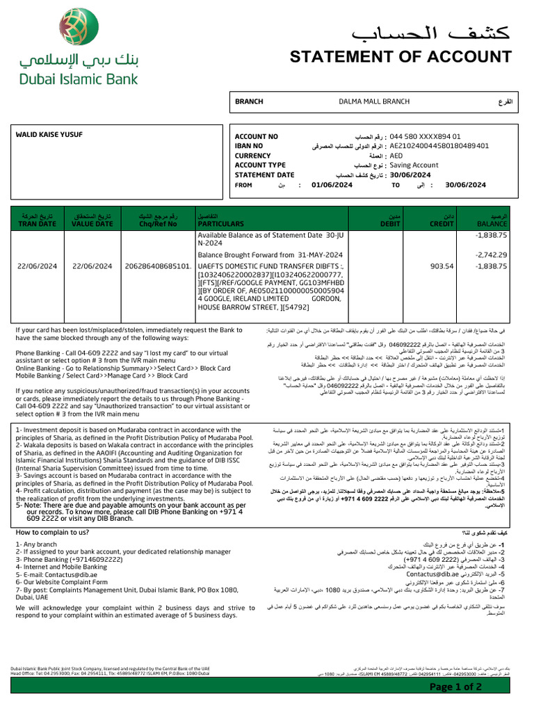 Consolidated-eStatement 1804894 Jun2024 | PDF