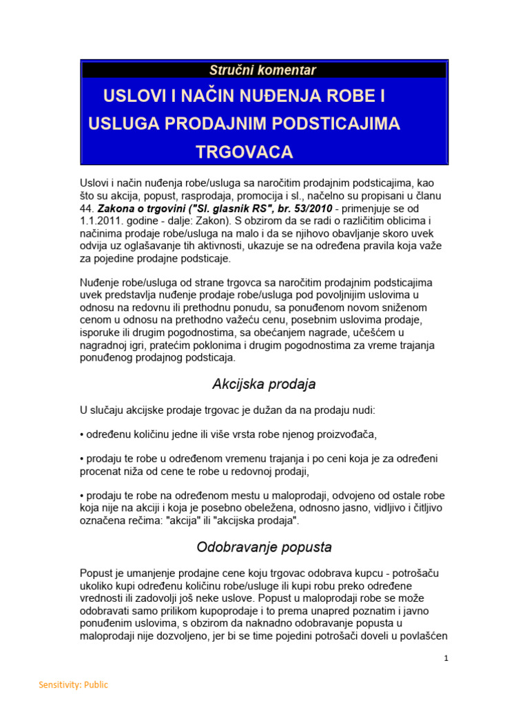 prodajni podsticaji 5 | PDF