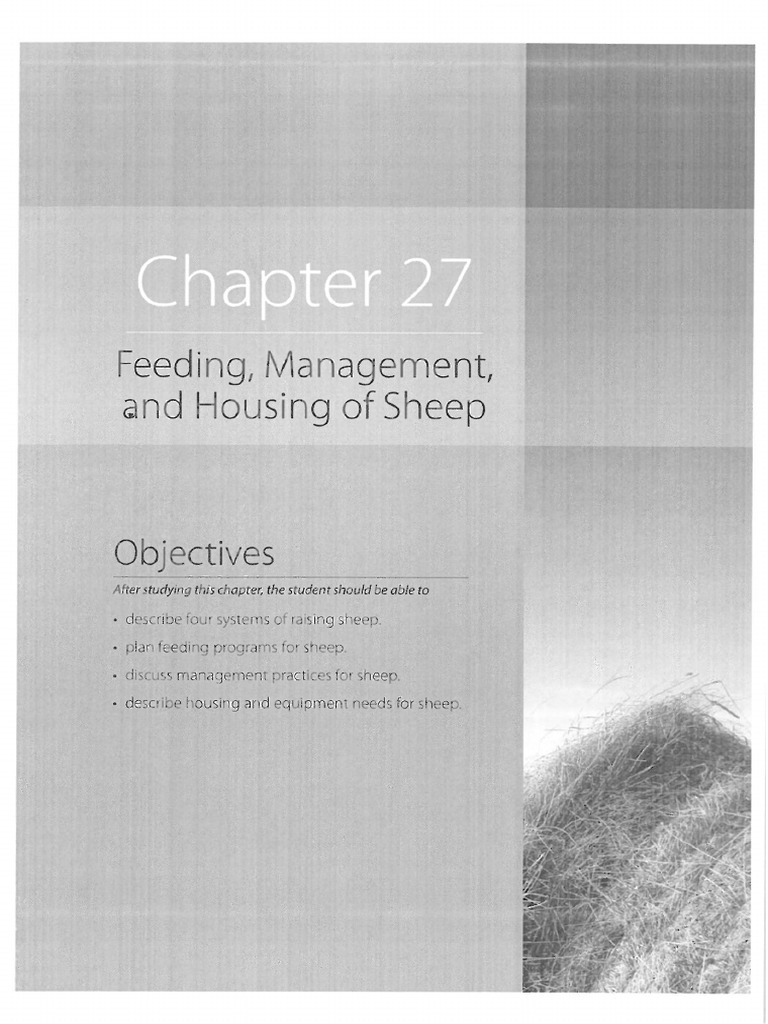 Modern Livestock & Poultry Production Chapter 27 | PDF