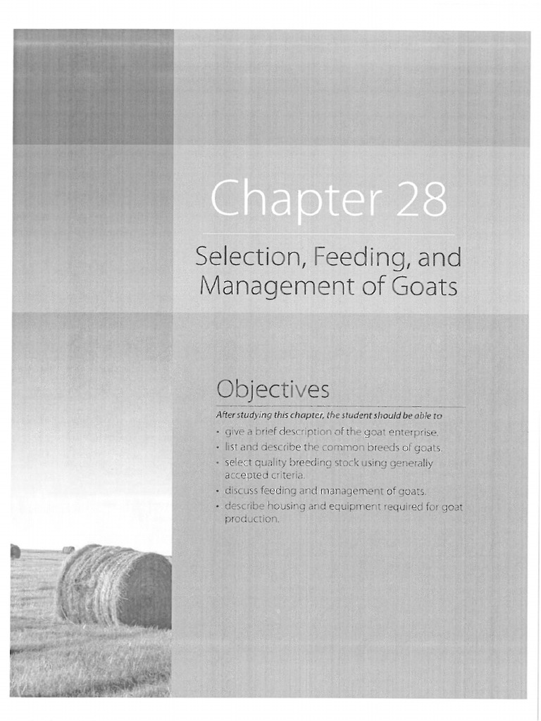 Modern Livestock & Poultry Production Chapter 28 | PDF