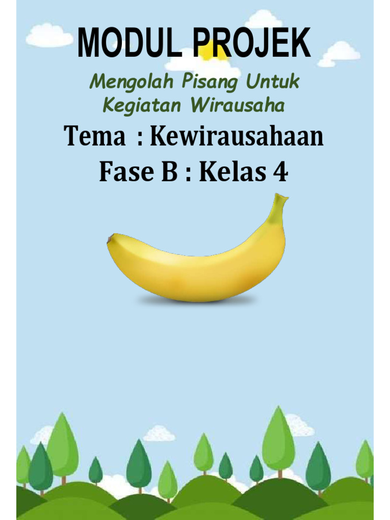Modul P5 Kewirausahaan Mengolah Pisang | PDF