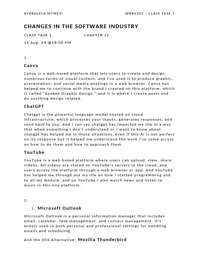 Class Task 1 Pdf 