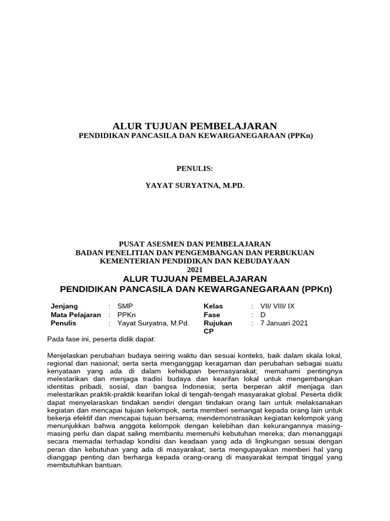 Atp PPKN | PDF