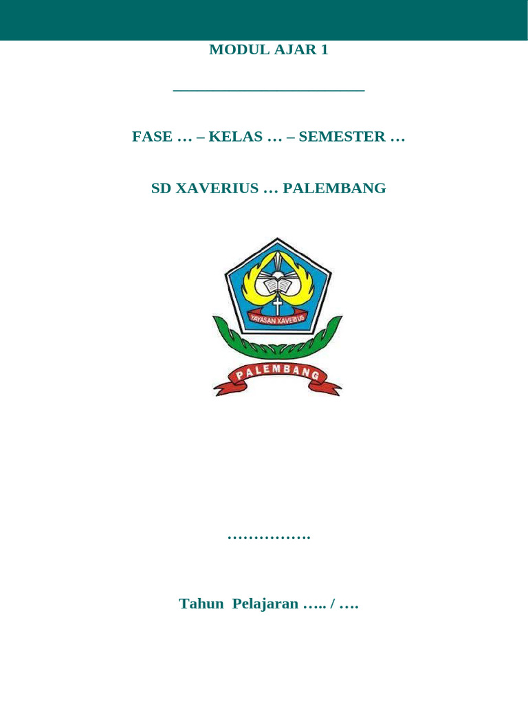 Format Modul Ajar 1 | PDF