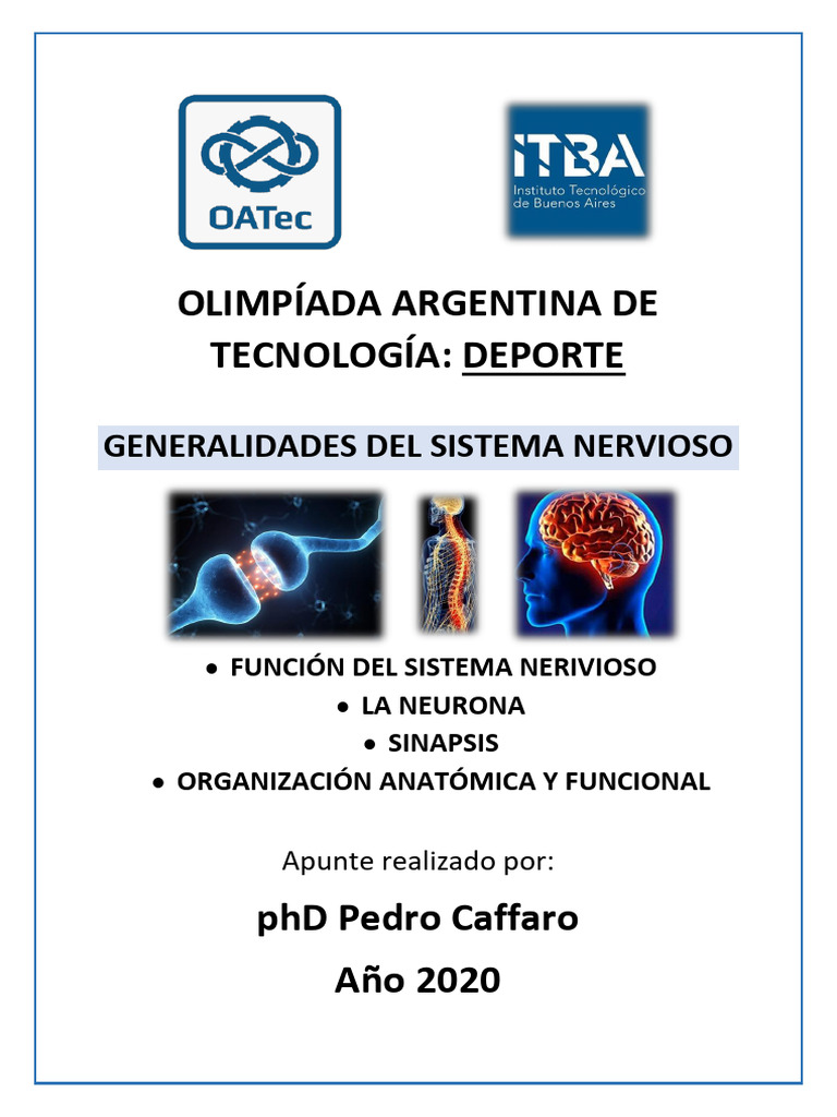 PC Generalidades Del Sistema Nervioso | PDF