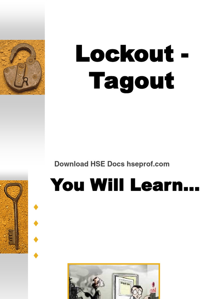 Lockout & Tagout | PDF