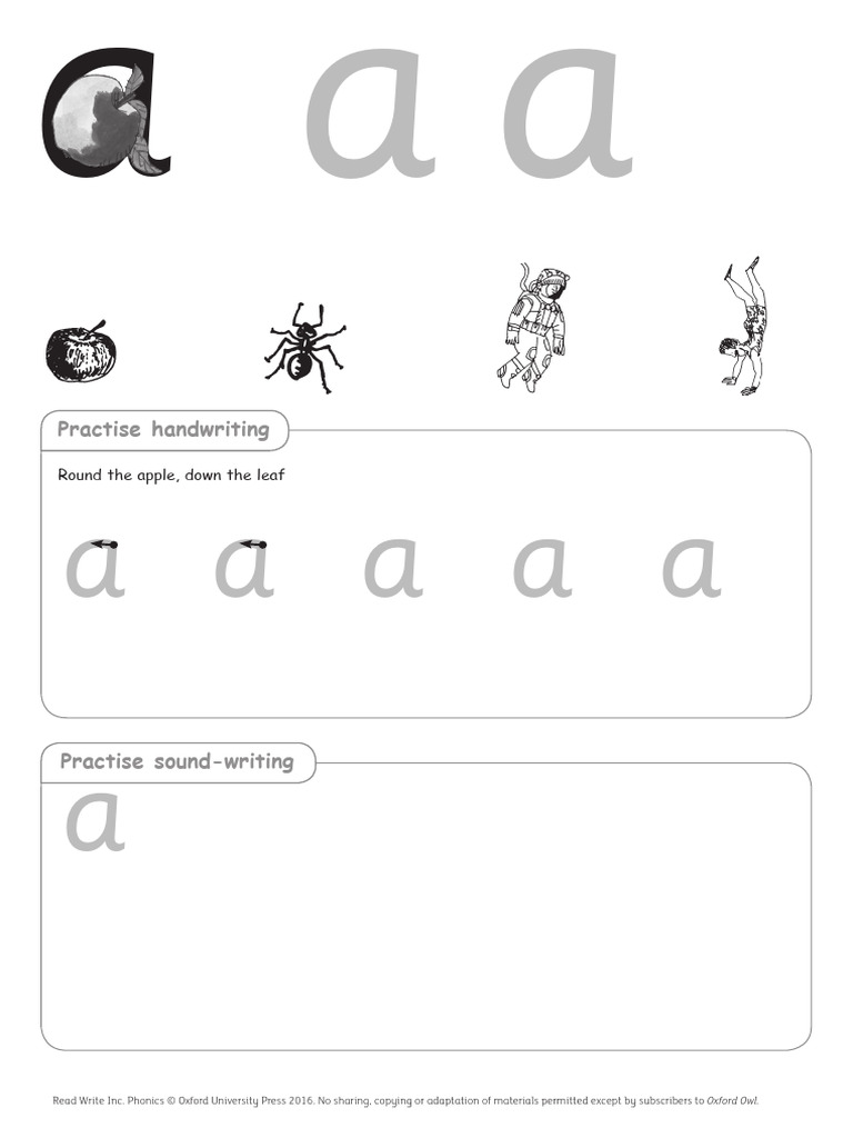 Phonics Sound-Writing Worksheets | PDF