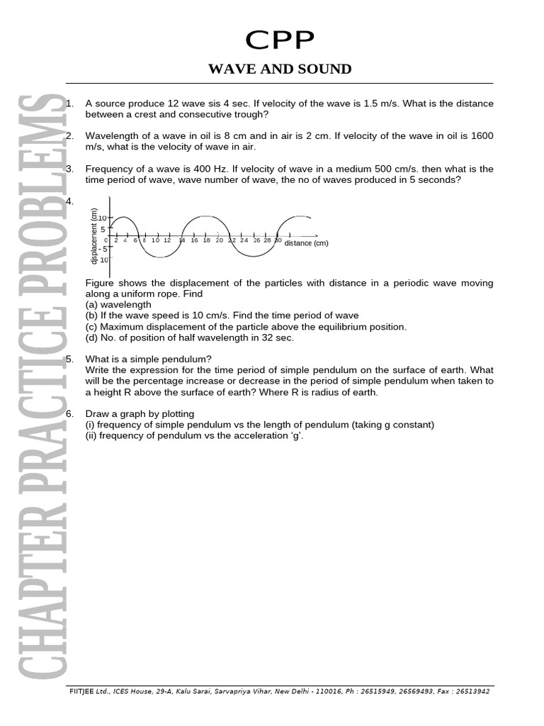 Wave and Sound-CPP-07 | PDF