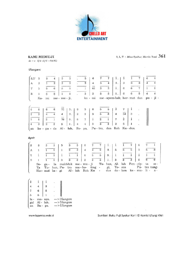Ps-361-Kami Memuji | PDF