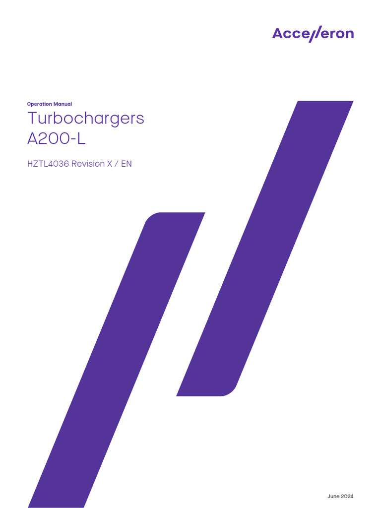 Operation Manual A200 L HZTL4036 en X | PDF