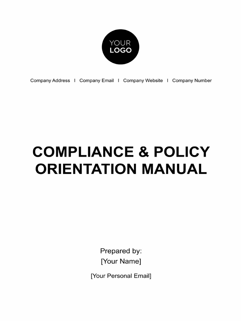 Compliance Policy & Orientation Manual | PDF