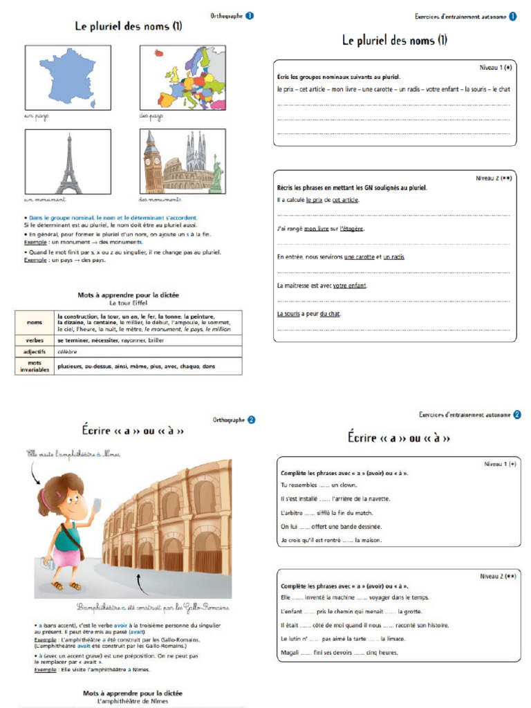 Dictees HDA | PDF
