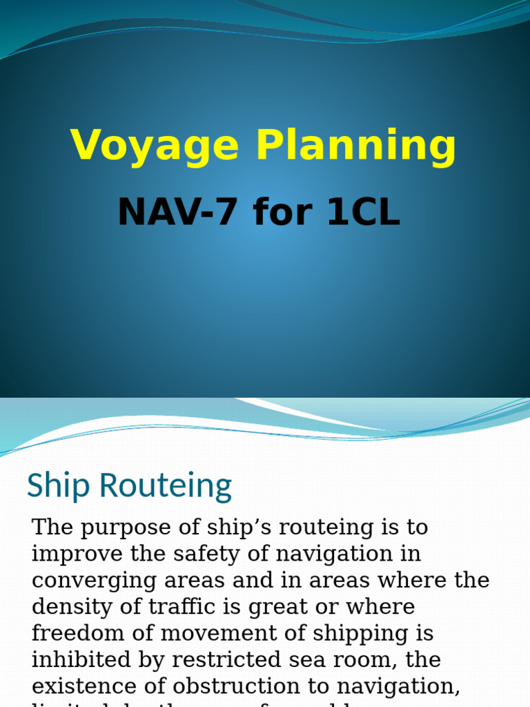 Topic 2 Ships Routeing | PDF