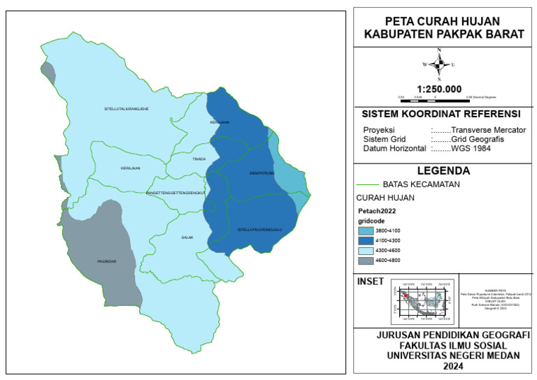 PETA CURAH HUJAN RUTH | PDF