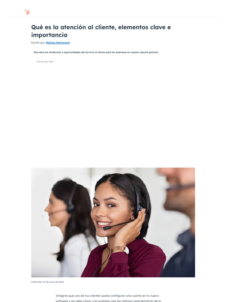 Qué Es La Atención Al Cliente, Elementos Clave e Importancia | PDF