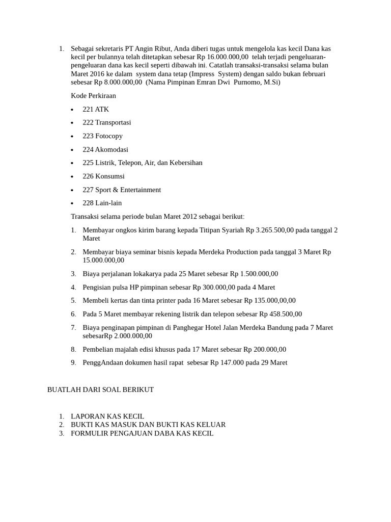 Soal Esay Praktik 11 Otkp 2024 | PDF Soal Esay Praktik 11 Otkp 2024 | PDF