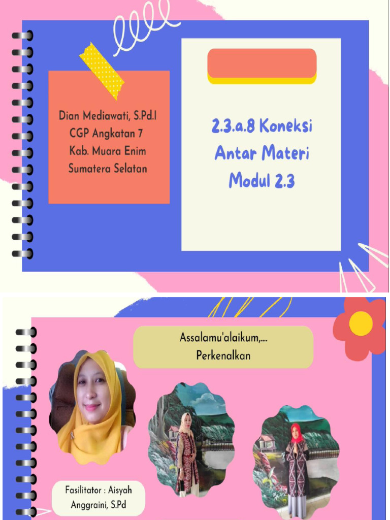 Koneksi Antar Materi Modul 2.3 | PDF