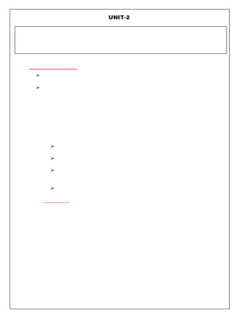 Unit 2 | PDF