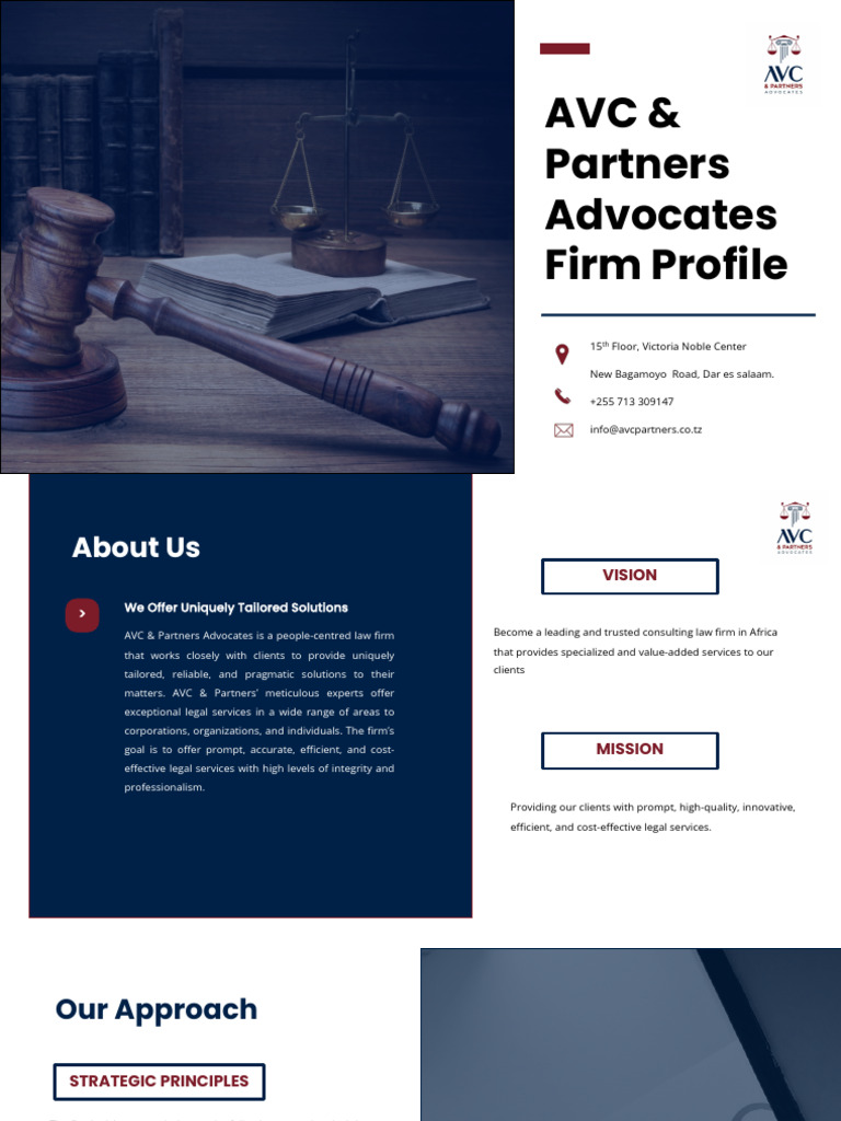 Avc Company Profile 2023 | PDF | Lawyer | Career & Growth