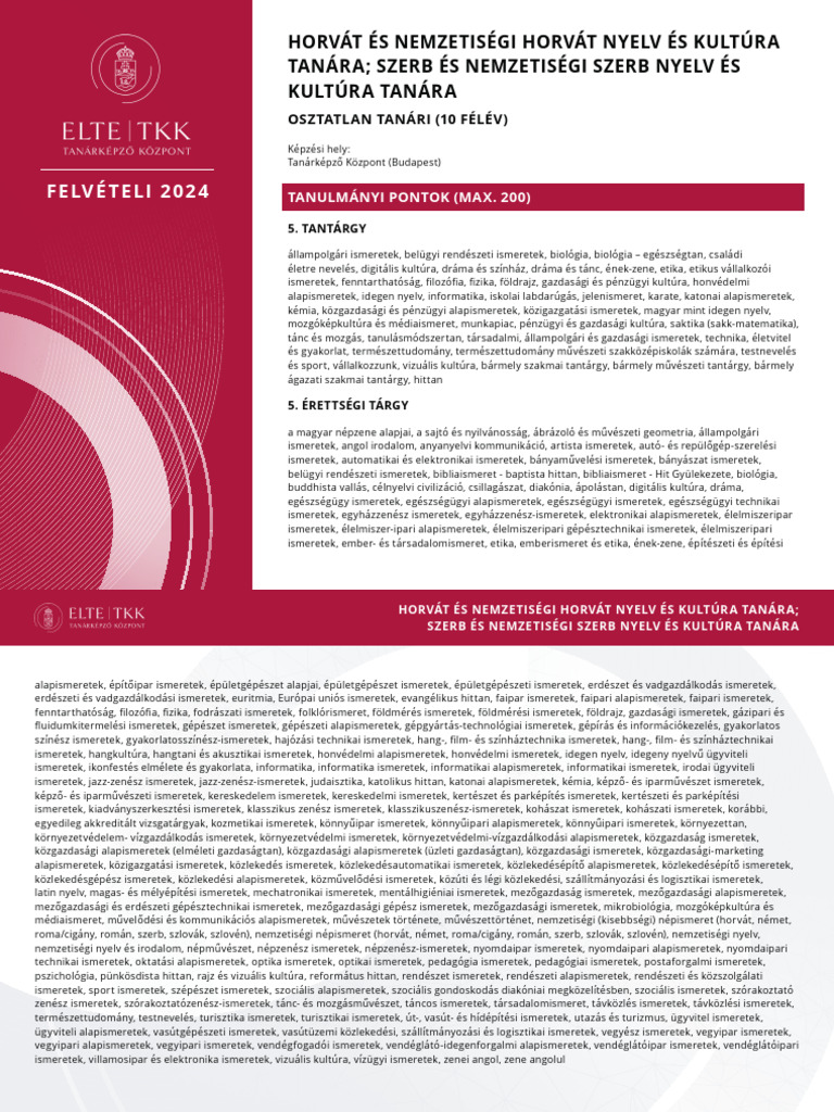 TKK Horvat Nemz Szerb Nemz | PDF