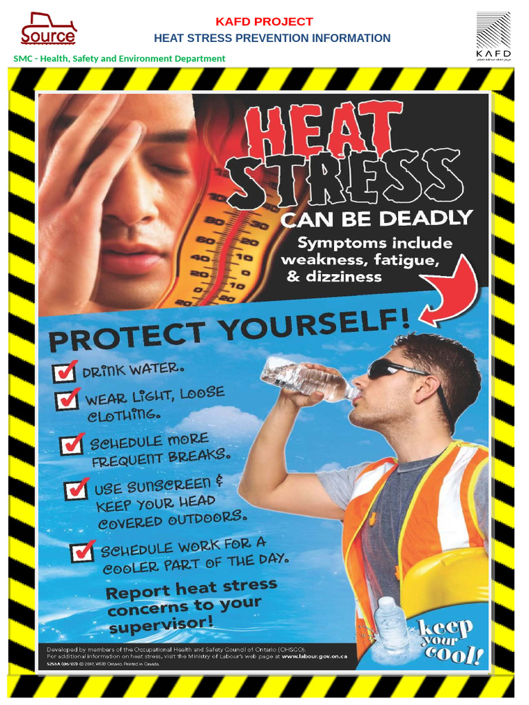 Heat Stress Prevention Information 7 Pdf