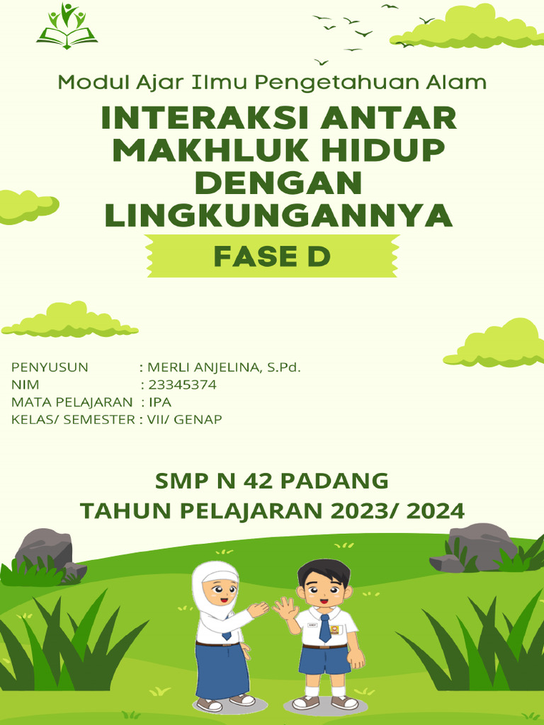 Uts Pse Modul Merli Anjelina | PDF | Science & Mathematics