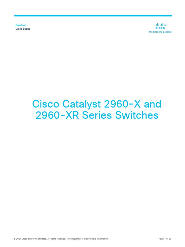 Fiche Technique Cisco Catalyst 24PS-L | PDF