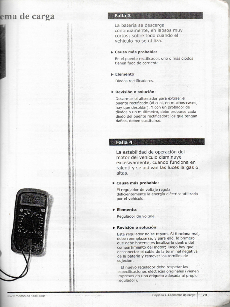 Reparacion Del Sistema de Carga y Arranque005 | PDF