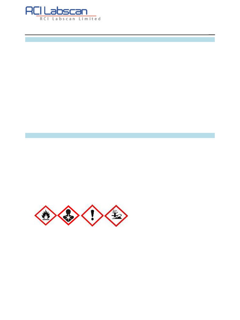 MSDS - Cyclohexane - Lab Scan | PDF