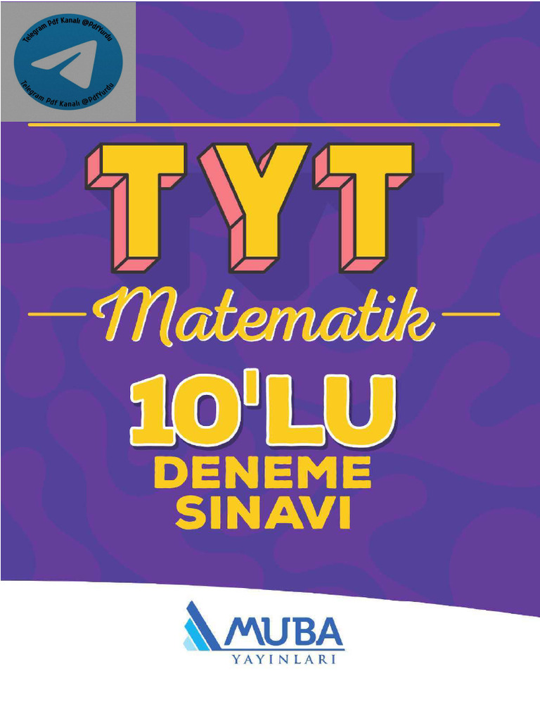 Muba TYT Matematik Denemesi 2020 | PDF