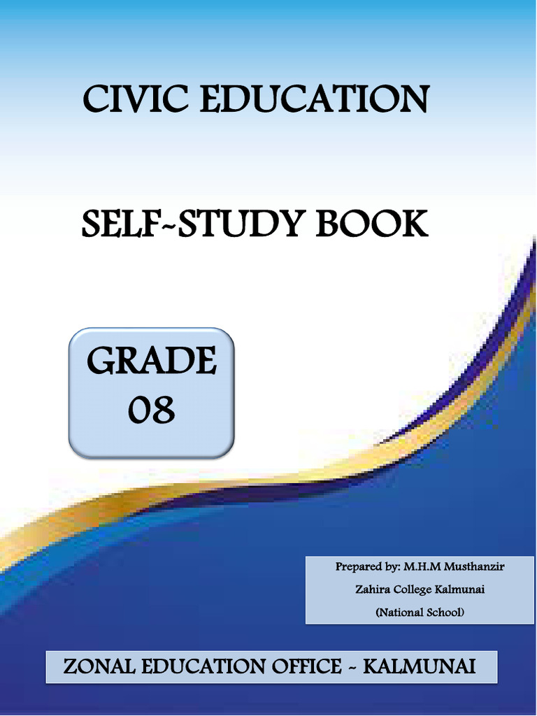 08 Civics Self Study Book E.M | PDF