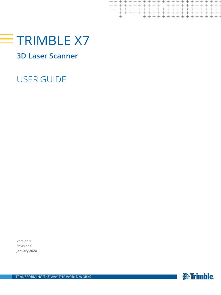 Trimble x7 Manual | PDF