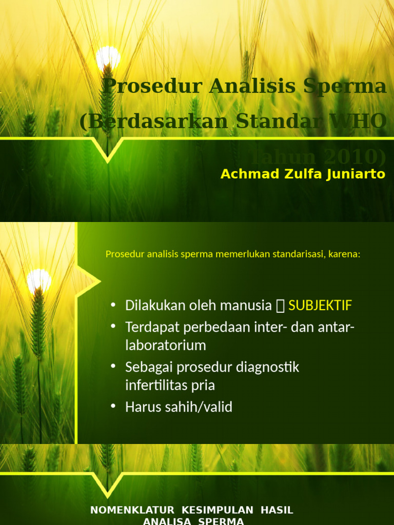 Semen Analysis 2010 | PDF