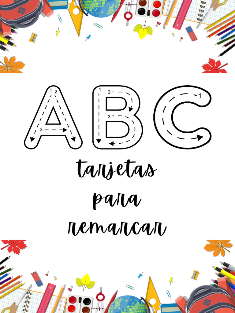 Abc Tarjetas para Remarcar | PDF