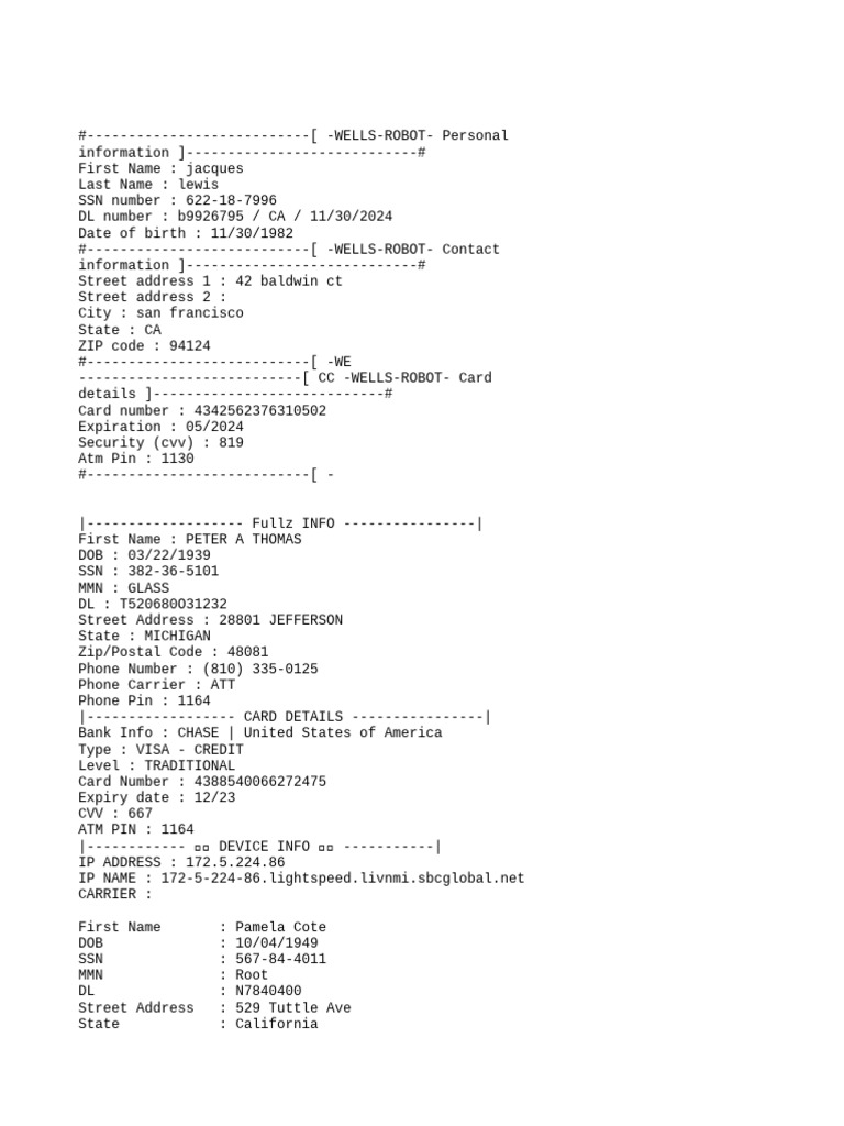 Fullz and Fullz | PDF