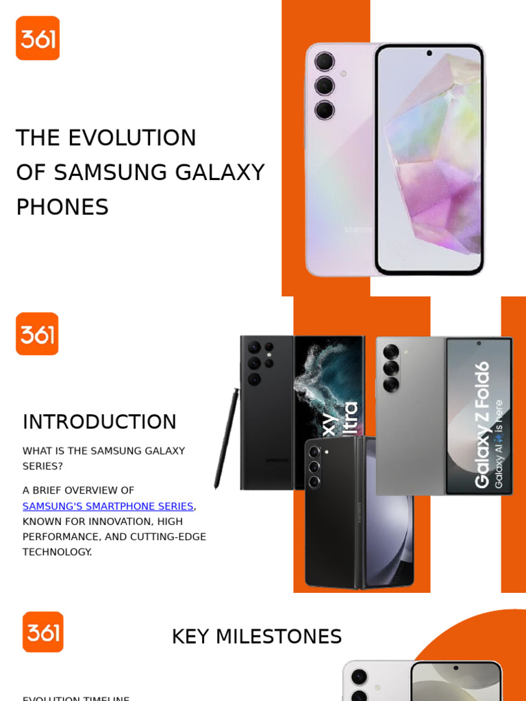 The Evolution of Samsung Galaxy Phones | PDF