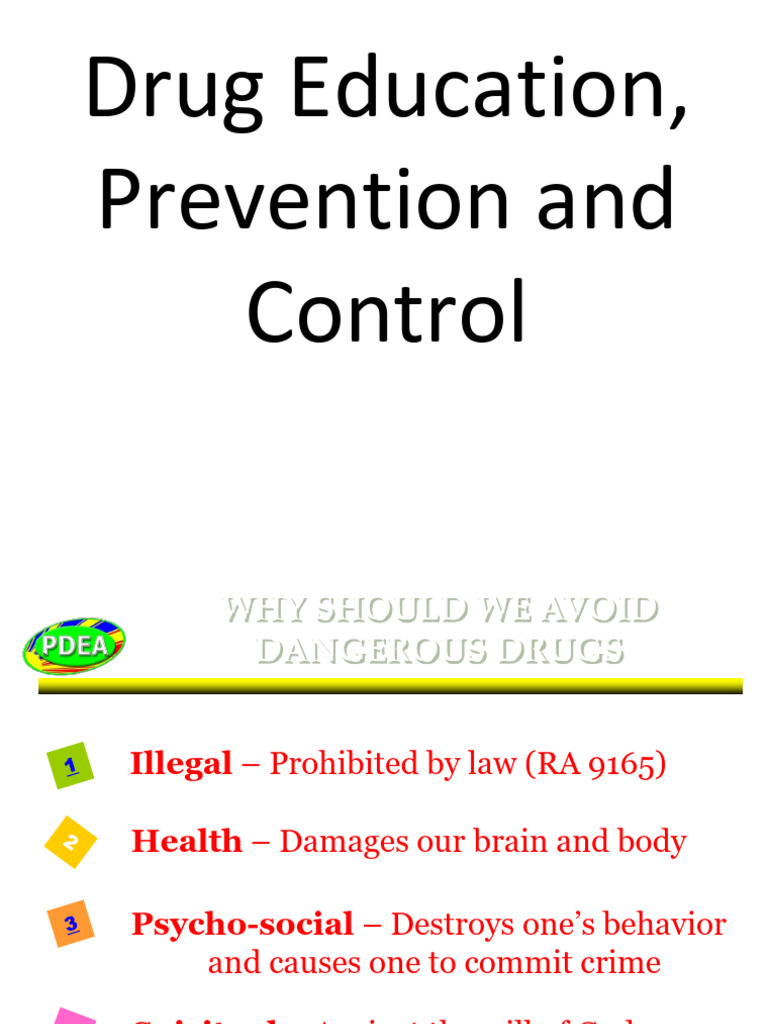CWTS Drug Education Prevention and Control | PDF