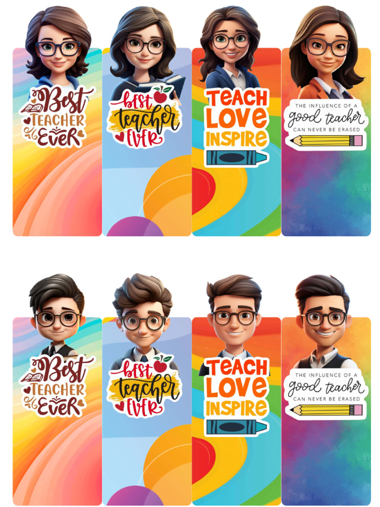 Template 2 - Teacher's Day - Pen Sleeve | PDF